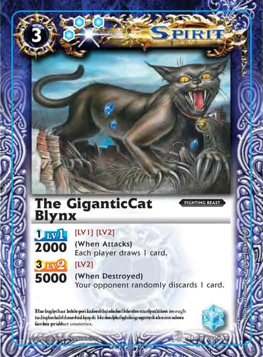 The GiantCat Blynx | Battle Spirits Wiki | Fandom