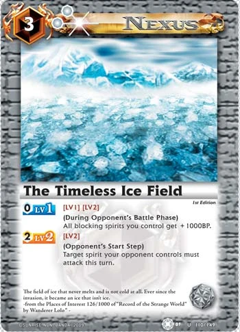 The Timeless Ice Field | Battle Spirits Wiki | Fandom