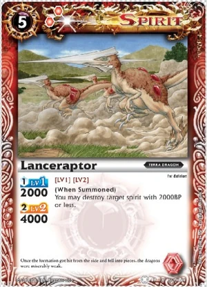 Lanceraptor | Battle Spirits Wiki | Fandom