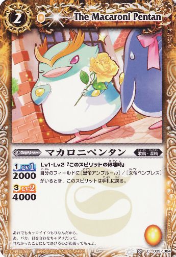 The Macaroni Pentan Battle Spirits Wiki Fandom