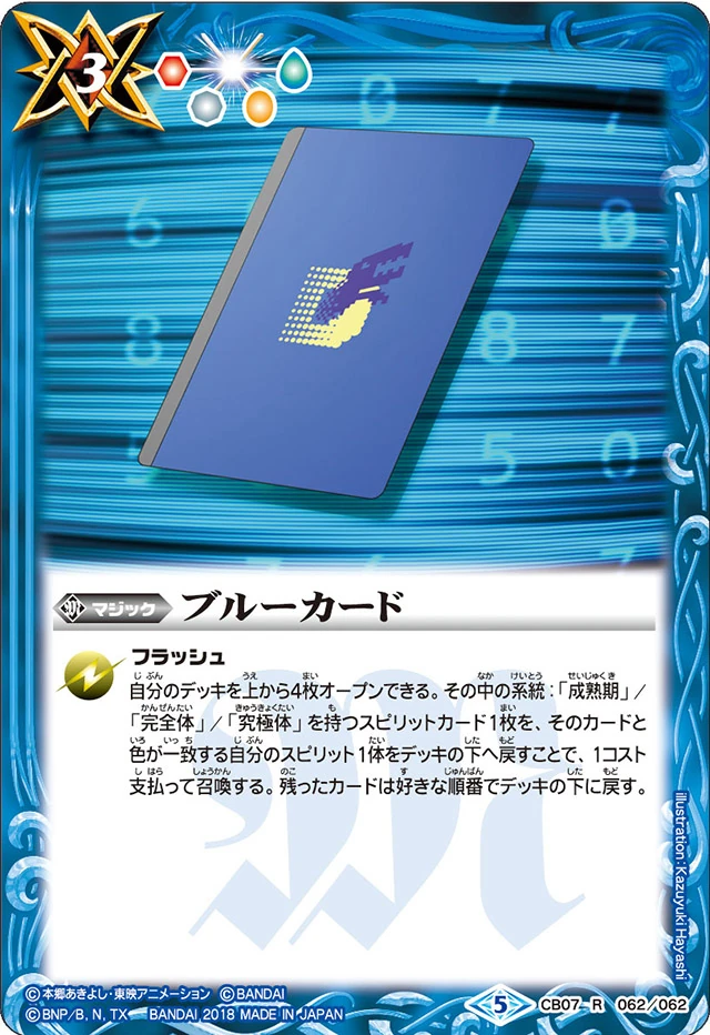 Blue Card | Battle Spirits Wiki | Fandom