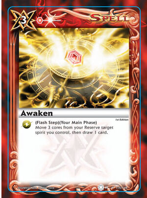 Awaken (Card) | Battle Spirits Wiki | Fandom