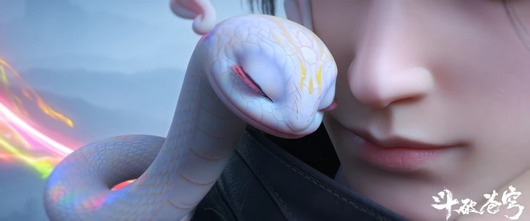 Xiao Cai - (Seven-Colored Heaven Swallowing Python) | Battle Through ...