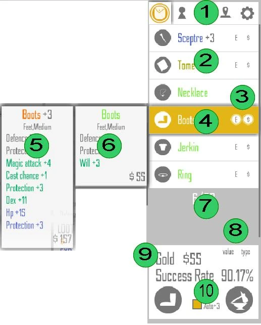 Inventory Panel | Battle without End Wiki | Fandom
