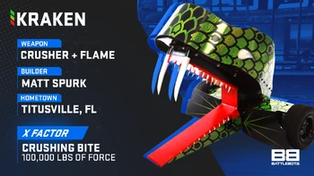 Kraken (ShowBot) | BattleBots Wiki | Fandom
