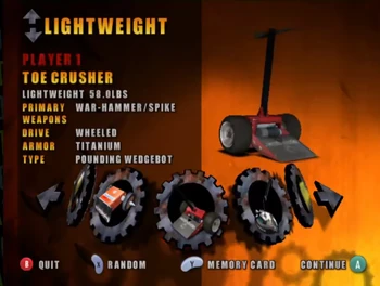 Toe-Crusher/BattleBots Video Game | BattleBots Wiki | Fandom