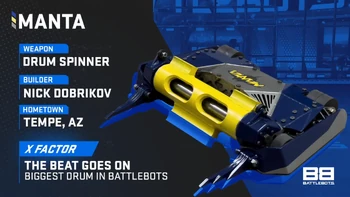 Manta | BattleBots Wiki | Fandom