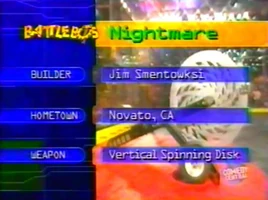 Nightmare | BattleBots Wiki | Fandom