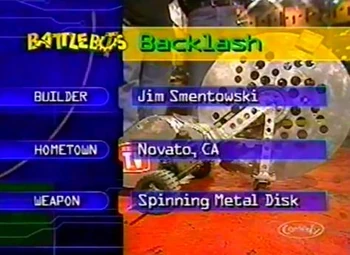 Backlash | BattleBots Wiki | Fandom