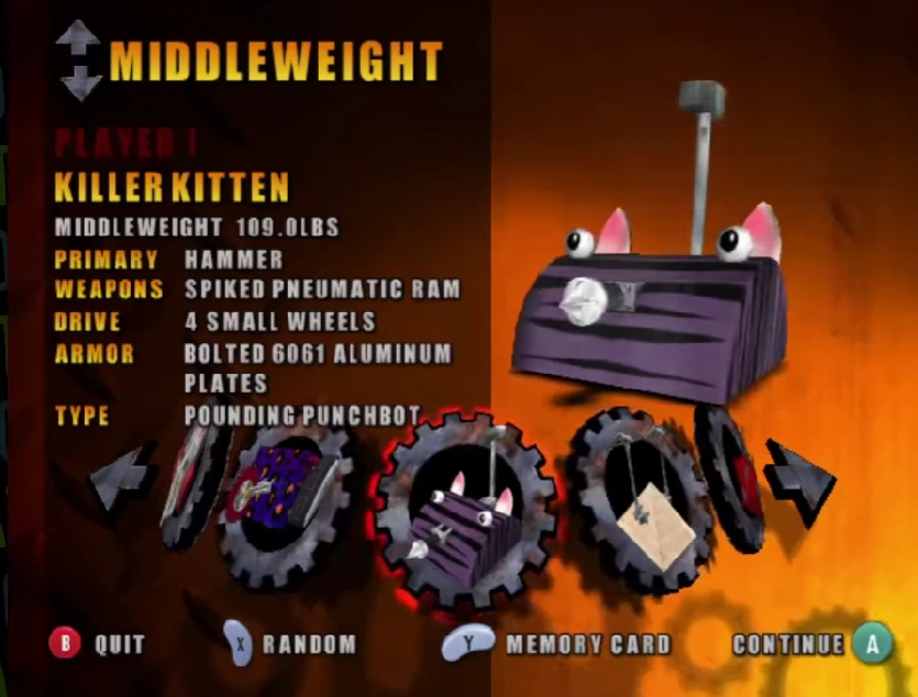 Killer Kitten/BattleBots Video Game | BattleBots Wiki | Fandom