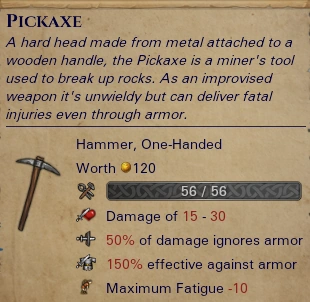 Pickaxe | Battle Brothers Wiki | Fandom
