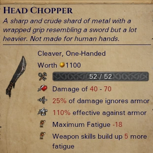 Head Chopper | Battle Brothers Wiki | Fandom