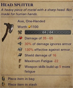 Head Splitter | Wiki Battle Brothers | Fandom