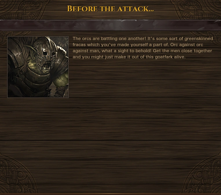 Orcs vs Orcs | Battle Brothers Wiki | Fandom