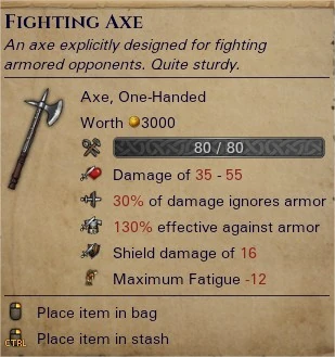 Fighting Axe | Wiki Battle Brothers | Fandom