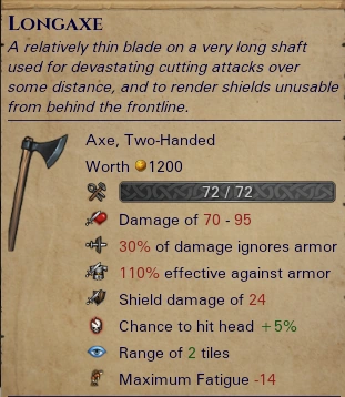 Longaxe | Battle Brothers Wiki | Fandom