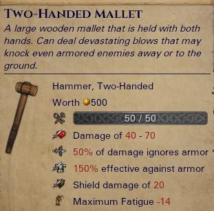 Two-Handed Mallet | Battle Brothers Wiki | Fandom