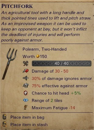 Pitchfork | Wiki Battle Brothers | Fandom