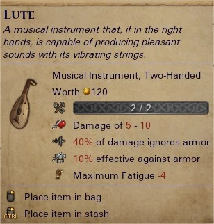 Lute | Wiki Battle Brothers | Fandom