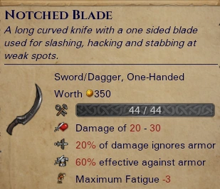 Notched Blade | Battle Brothers Wiki | Fandom