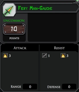 Fiery Main-Gauche | Battlecry the game Wiki | Fandom