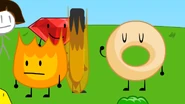 Donut and Pencil | Battle for Dream Island Wiki | Fandom
