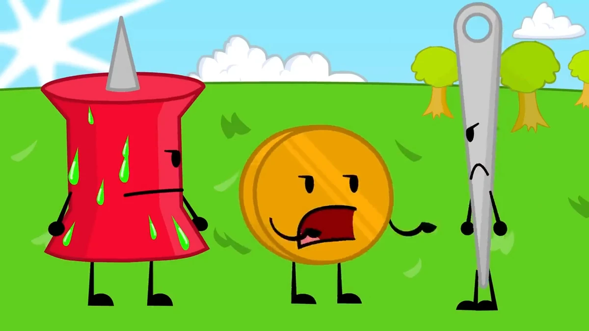 Coiny, Needle and Pin | Battle for Dream Island Wiki | Fandom