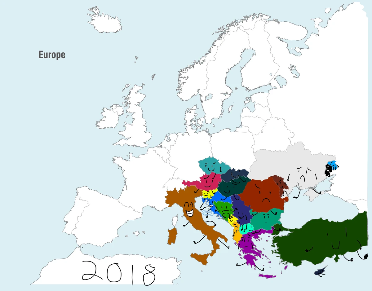 User blog:BFBFDI Croatia/My drawing of the Balkans BFDI style | Battle ...