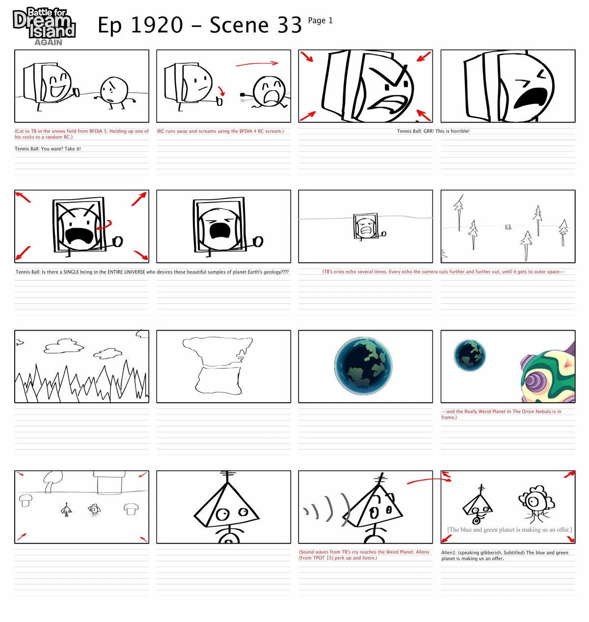 Launch Party/Storyboard | Battle for Dream Island Wiki | Fandom