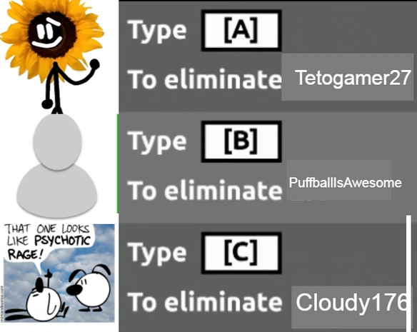 User blog:Tetogamer27/My own voting screen! | Battle for Dream Island ...