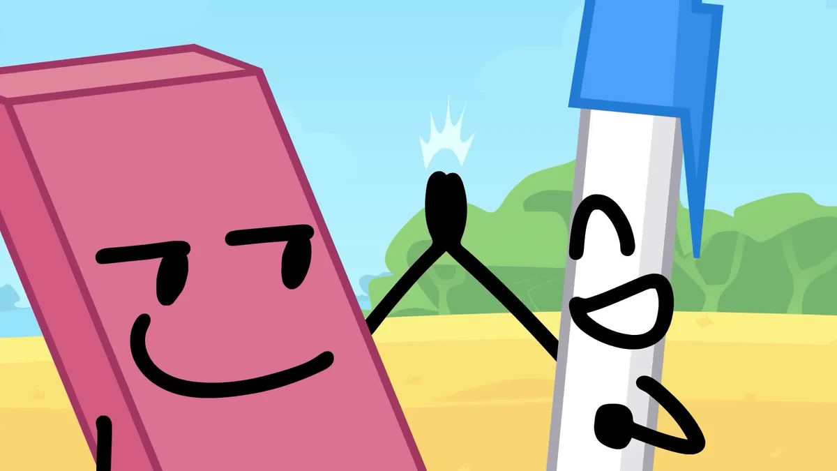 Eraser and Pen | Battle for Dream Island Wiki | Fandom