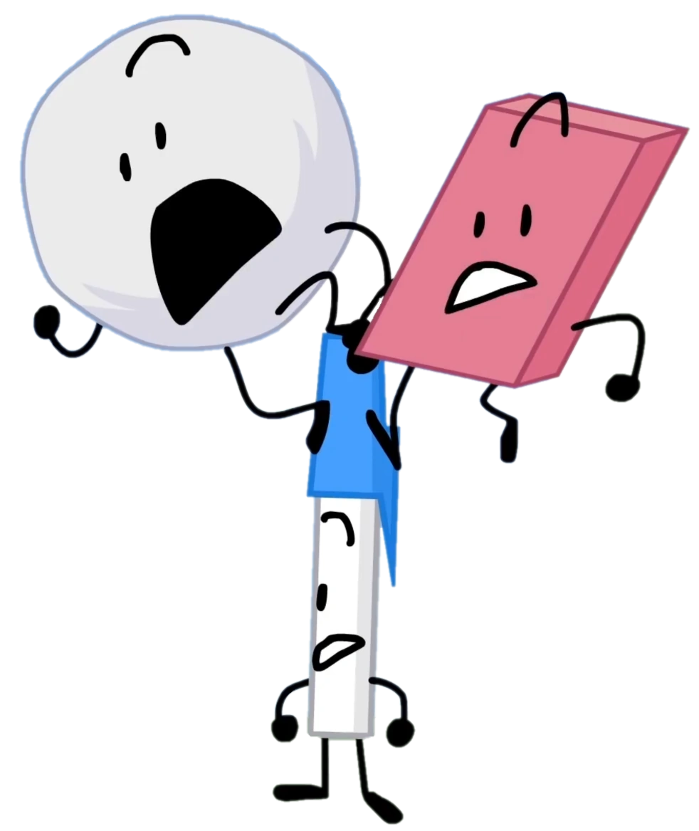 Eraser, Pen, and Snowball | Battle for Dream Island Wiki | Fandom