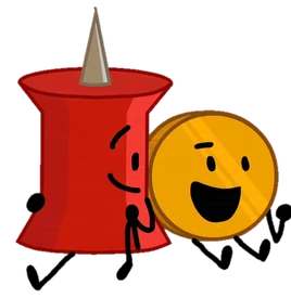 Coiny and Pin | Battle for Dream Island Wiki | Fandom