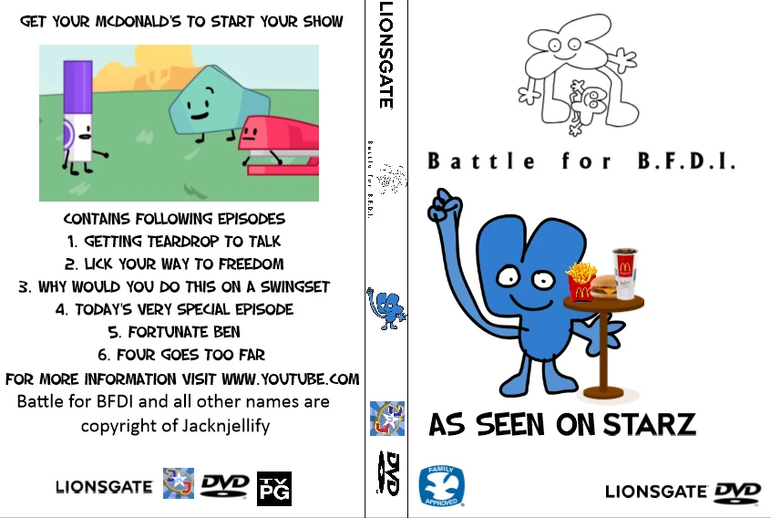 User blog:Mrmenrocks1974/BFB DVD | Battle for Dream Island Wiki | Fandom