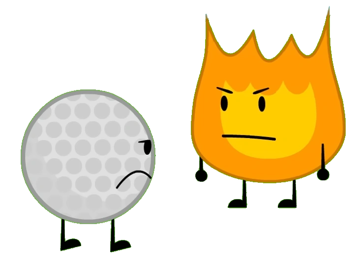 Firey and Golf Ball | Battle for Dream Island Wiki | Fandom