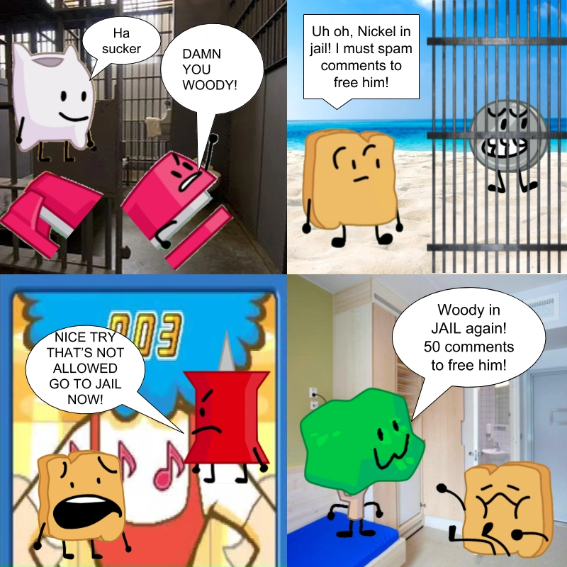 User blog:The Lurantis/Woody Goes To Jail 4! | Battle for Dream Island ...