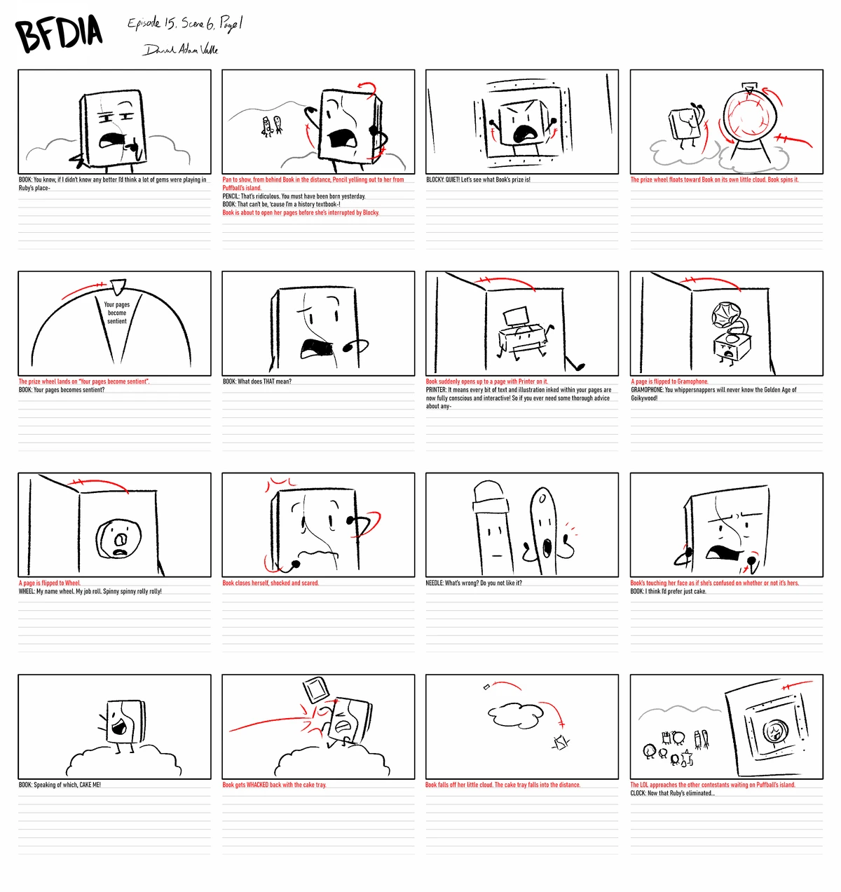 Spore Day/Storyboard | Battle for Dream Island Wiki | Fandom
