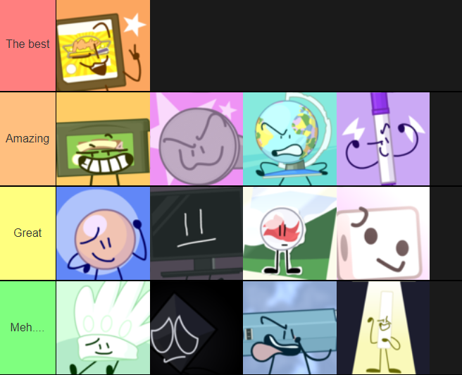 User Blog BFDI Rocky Yet Another Gameshow Tier List Battle For Dream user-blog-bfdi-rocky-yet-another-gameshow-tier-list-battle-for-dream