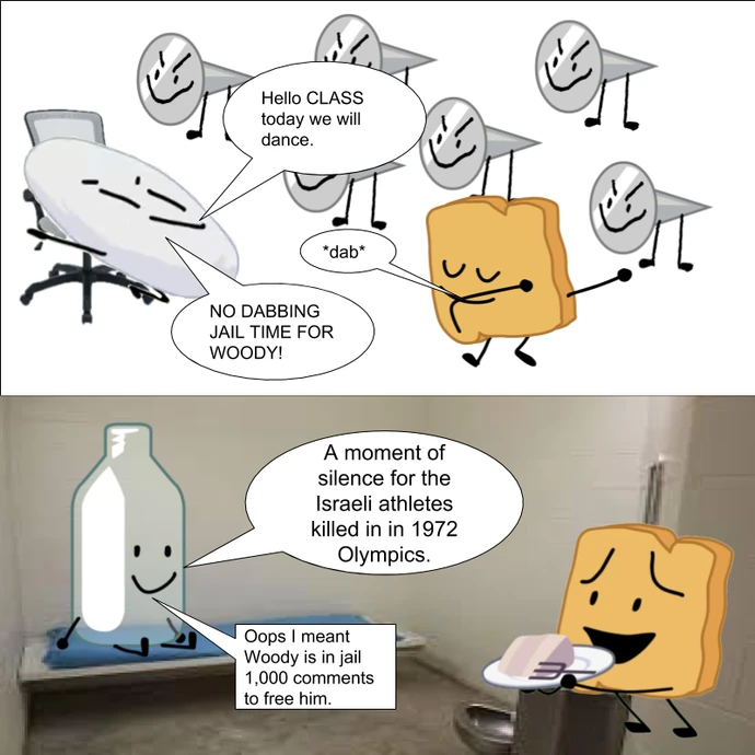 User blog:The Lurantis/Woody Goes To Jail 5! | Battle for Dream Island ...