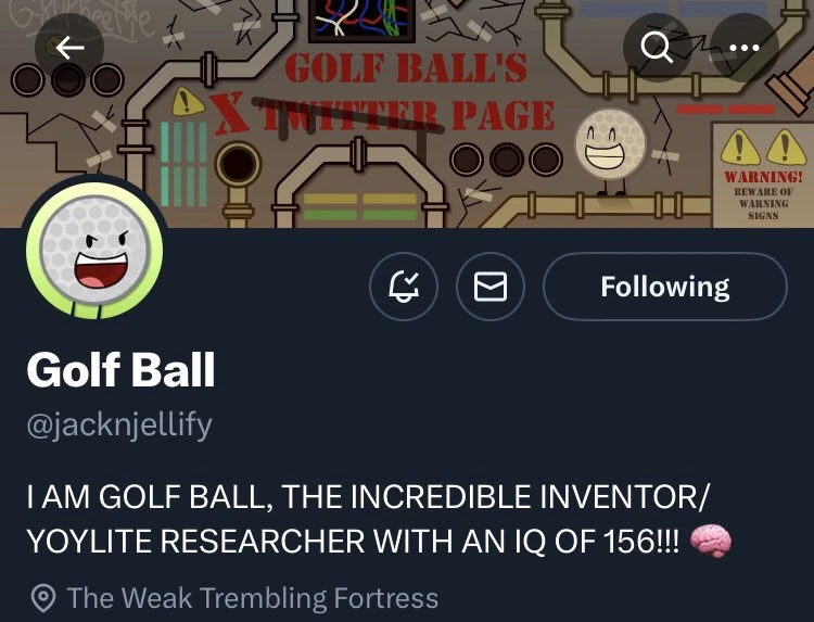 Golf Ball's Twitter takeover | Battle for Dream Island Wiki | Fandom