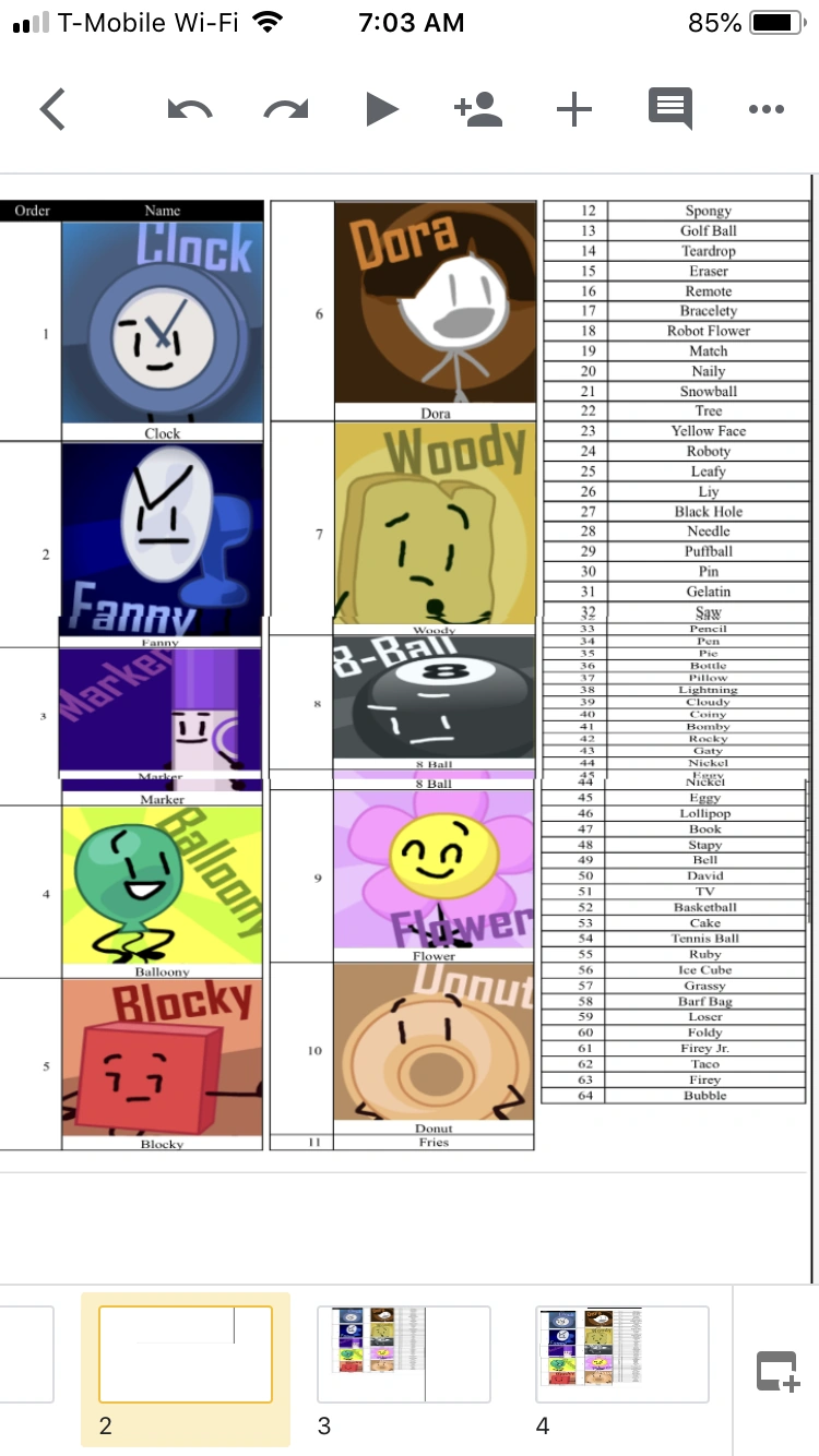 User blog:Wooden Clock/New Sorter | Battle for Dream Island Wiki | Fandom