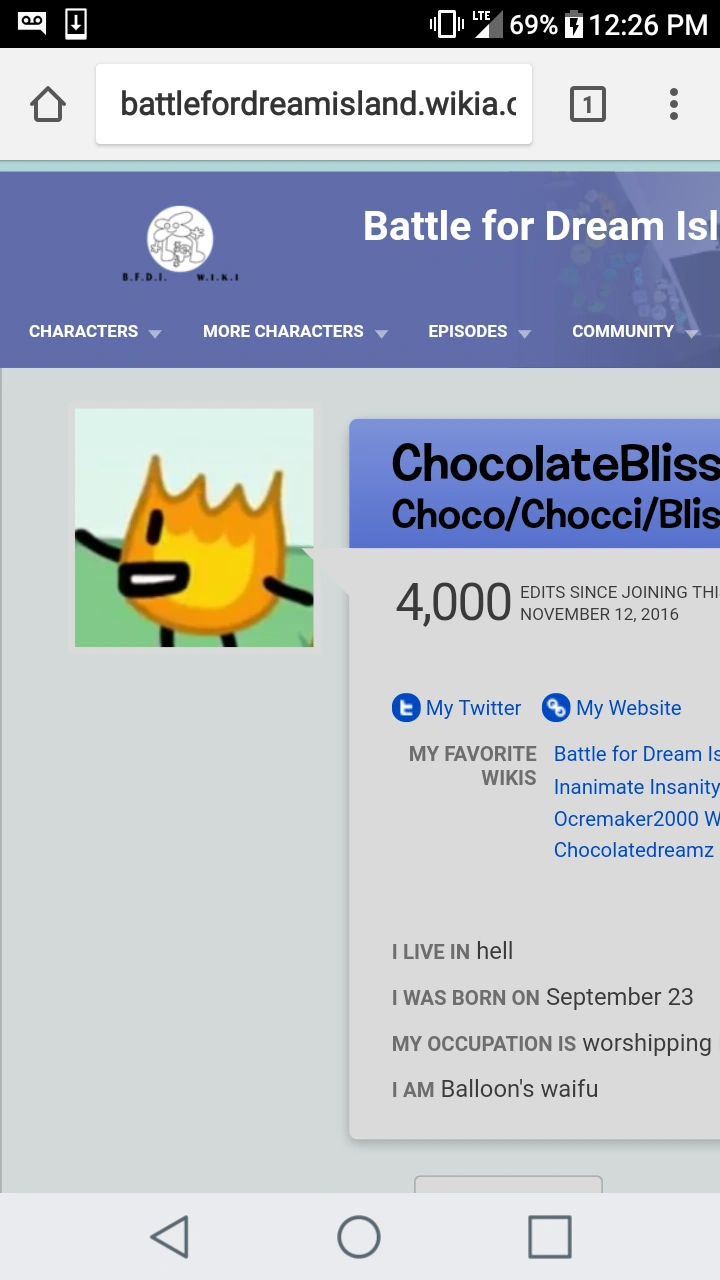 User blog:Chobi.Rabbit.Starfall/4000 Edits | Battle for Dream Island ...