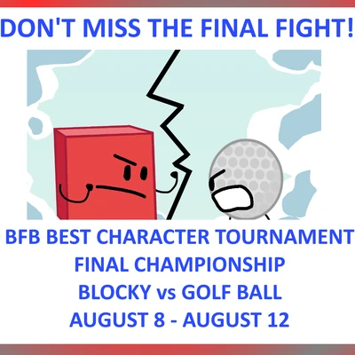 User blog:FoodCrumblesOfficial/BFB Best Character Tournament: FINAL CHAMPIONSHIP | Battle for ...