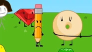 Donut and Pencil | Battle for Dream Island Wiki | Fandom