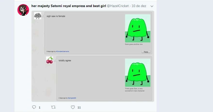 User blog:Spongeedd2/HOLY SHOOT SATOMI | Battle for Dream Island Wiki ...