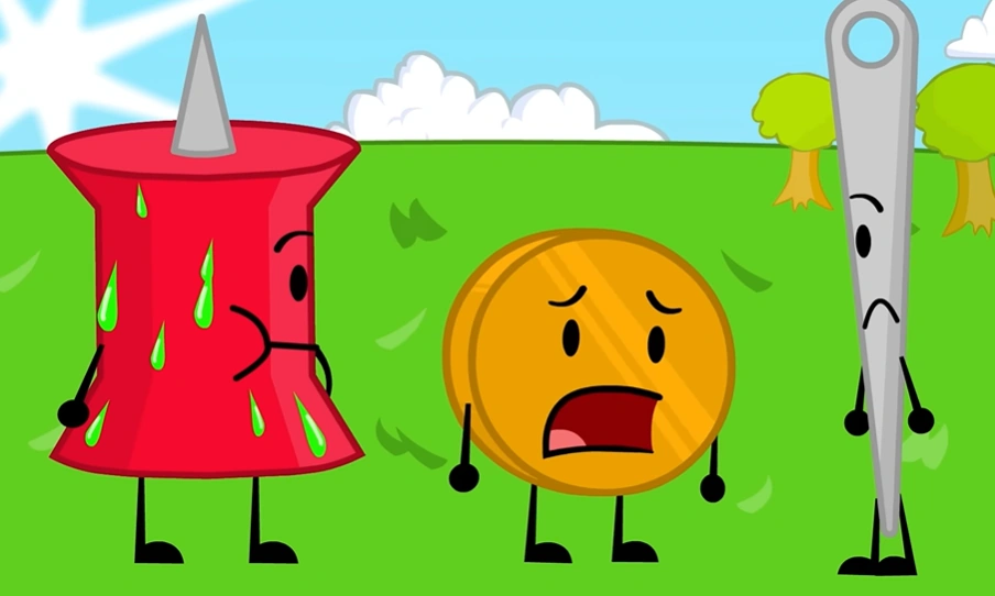 Coiny, Needle, and Pin | Battle for Dream Island Wiki | Fandom