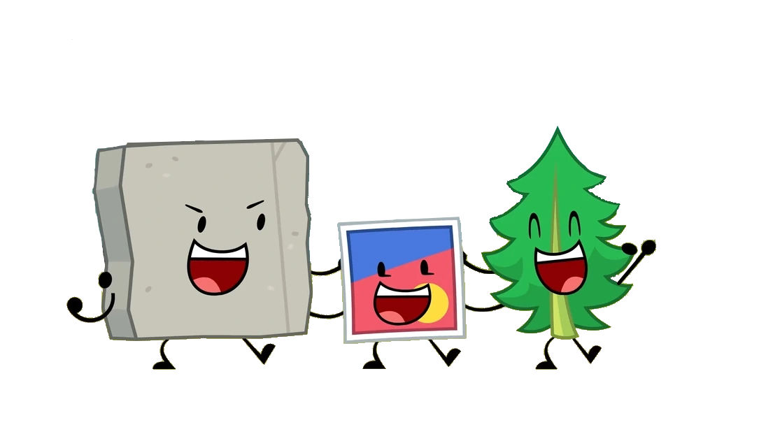 Fern, Sidewalky, and Sticker | Battle for Dream Island Wiki | Fandom