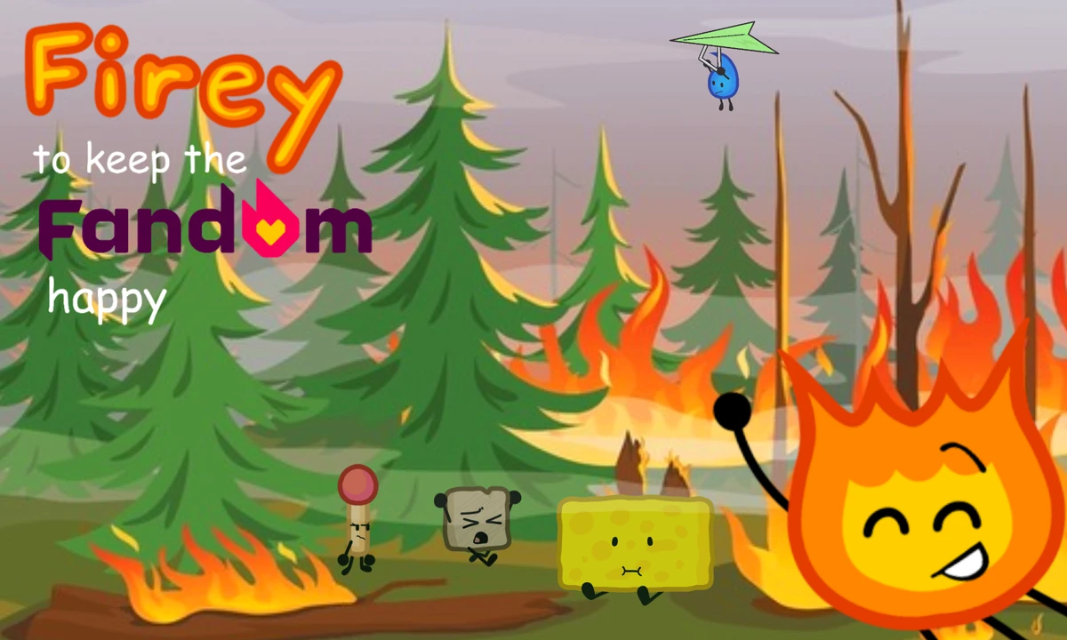 FIREY to keep the FANDOM happy (Season 1) | Battle for Dream Island ...