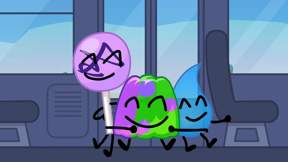 Gelatin, Lollipop, and Teardrop | Battle for Dream Island Wiki | Fandom