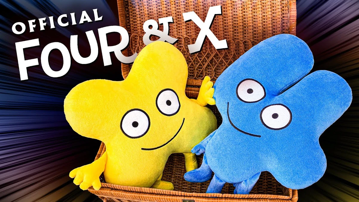 The Official Four and X Plush | Battle for Dream Island Wiki | Fandom